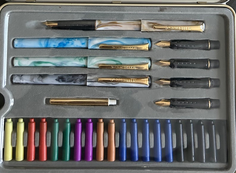STAEDTLER CALLIGRAPHY SET - Etsy