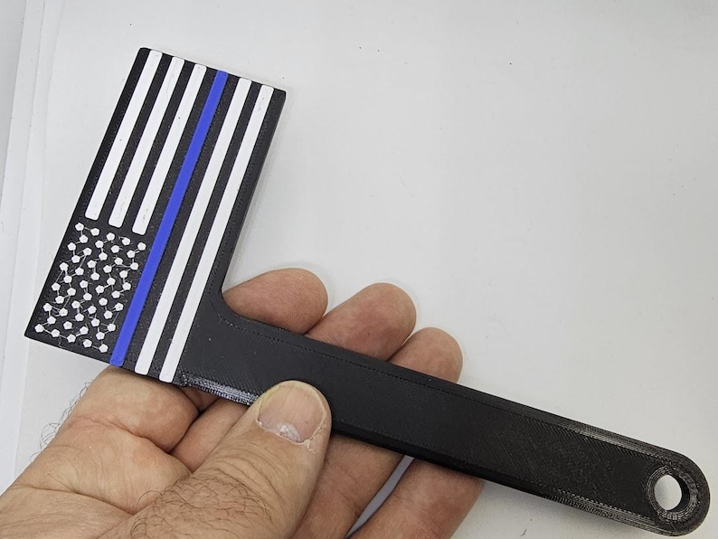 Thin Blue Line American Flag Mailbox Replacement Flag: Patriotic ...