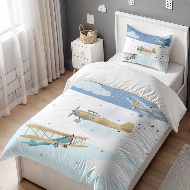 Airplane Nursery Bedding - Etsy