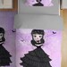 Wednesdays Room Gothic Kids Bedding Set, Addams Family Bedding Set ...