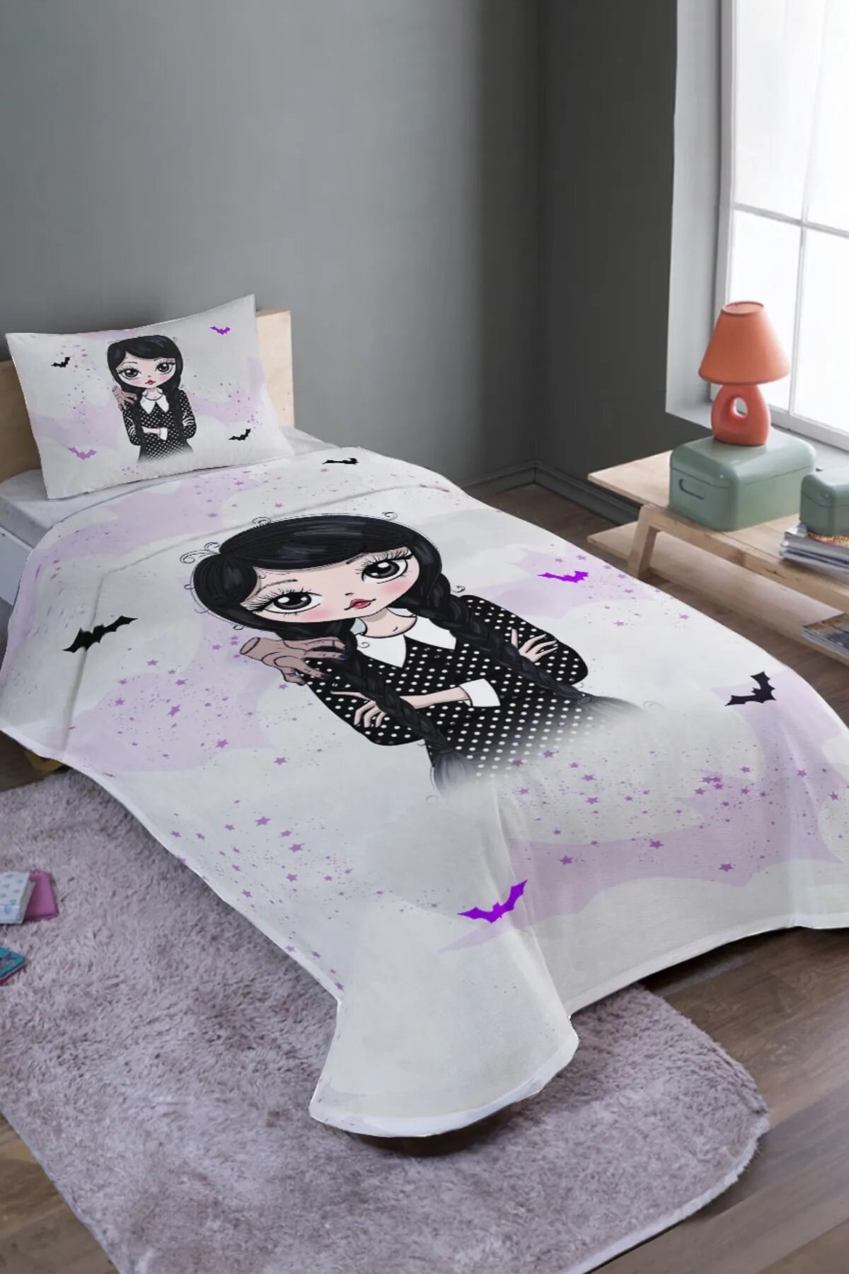 Wednesday Addams Comforter Set,classic Wednesday Addams Pique,wednesday ...