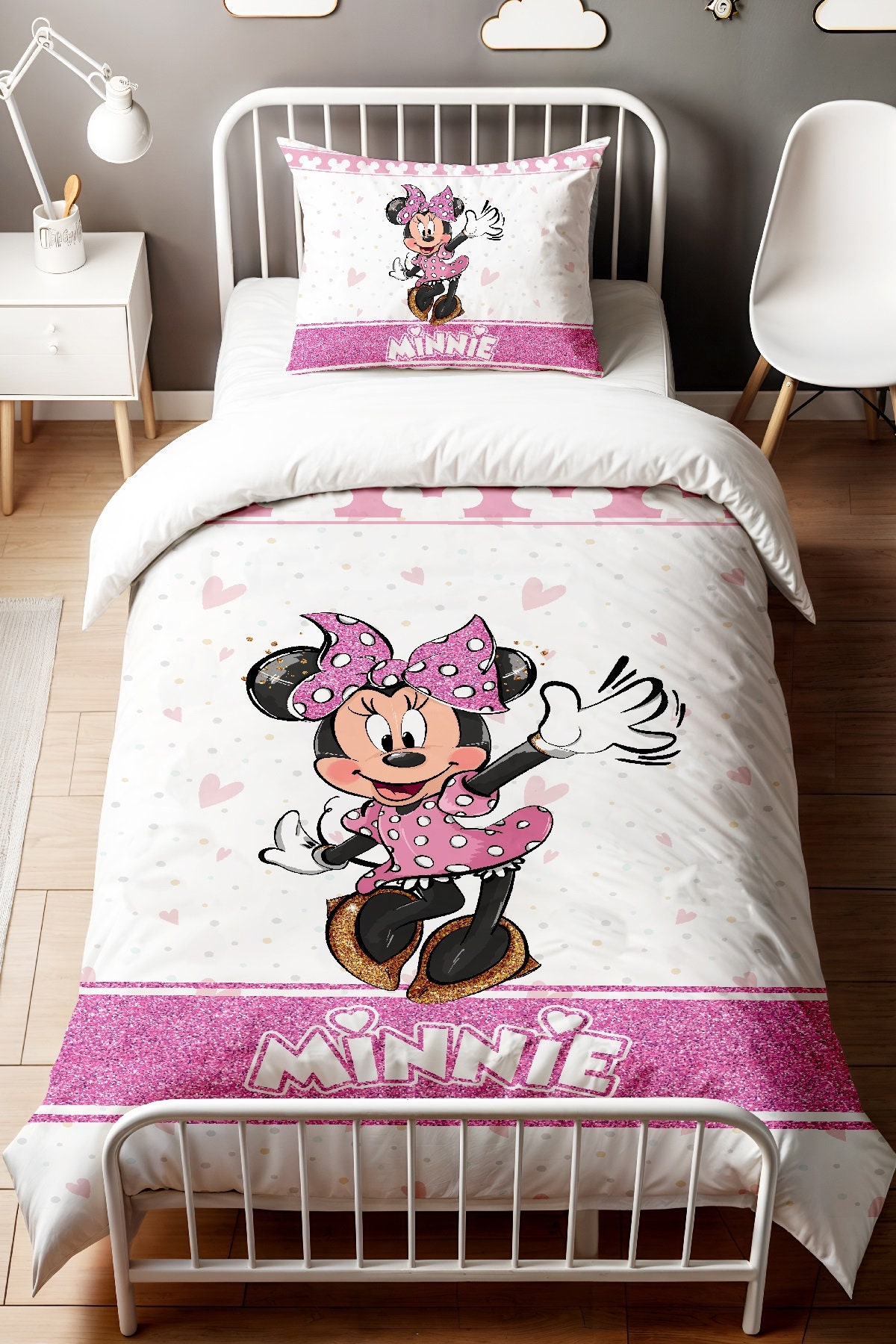 Minnie Mouse Duvet Cover Set,minnie Mouse Bedding, Mickey Mouse ...