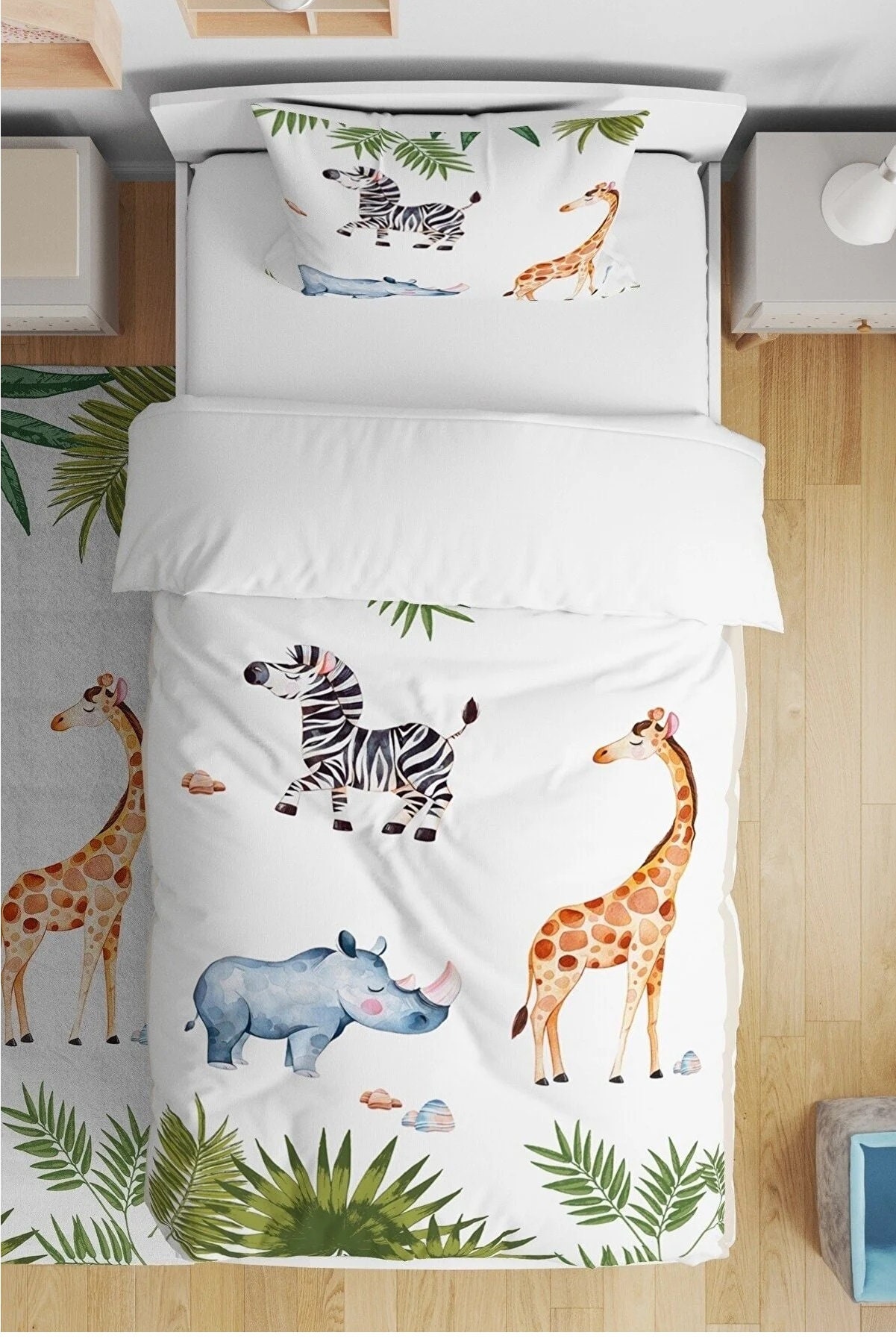 Baby Cotton Bedding,animal Bedding Set,children Bedding Set,single Baby ...