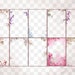 Floral Branch Backdrop Overlays, Maternity Backdrop Overlays, Flower ...