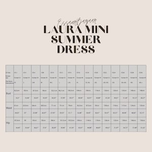 Laura Mini Dress Pattern, PDF Sewing Pattern, Instantdownload, 9sizes ...