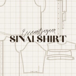 Sinai Shirt Pattern for Men, XS-5XL, Men Shirt Pattern, Sewing Pattern ...