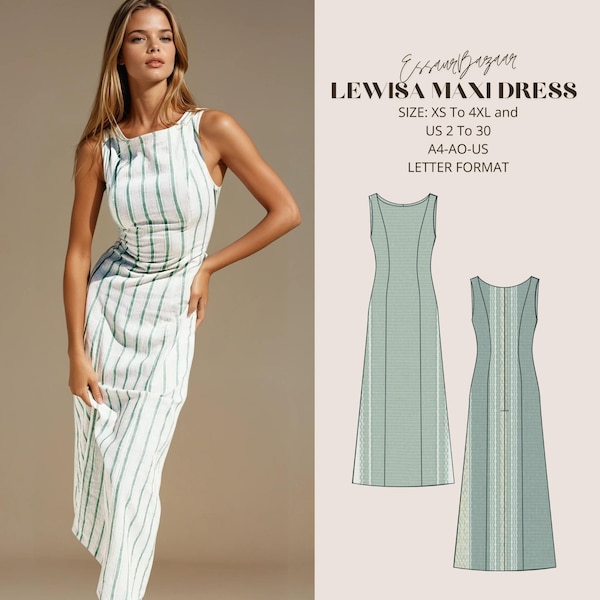 Panel Dress Pattern - Etsy