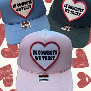 Custom in Cowboys We Trust Heart Rodeo Cowgirl Yee Haw Giddy up ...