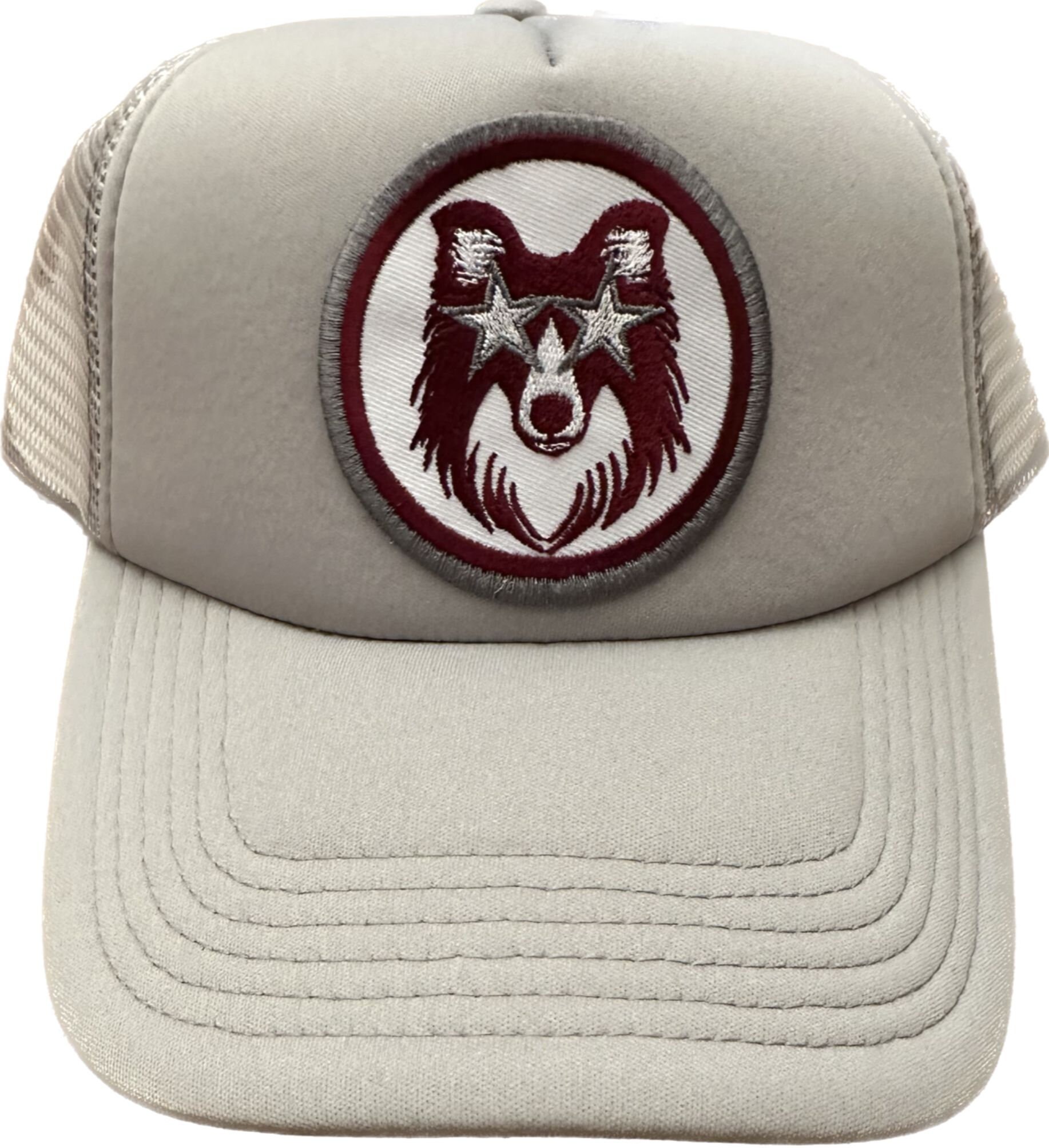 Custom Maroon and White Preppy Game Day A&M Shetland Sheep Dog Star ...