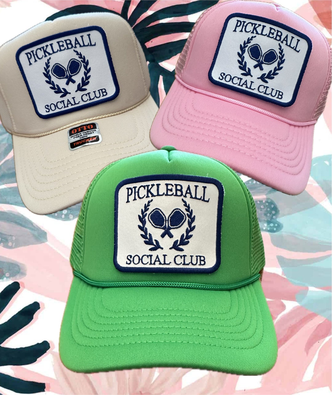 The Big Dill Pickler Pickleball Social Country Club Embroidered Patch ...