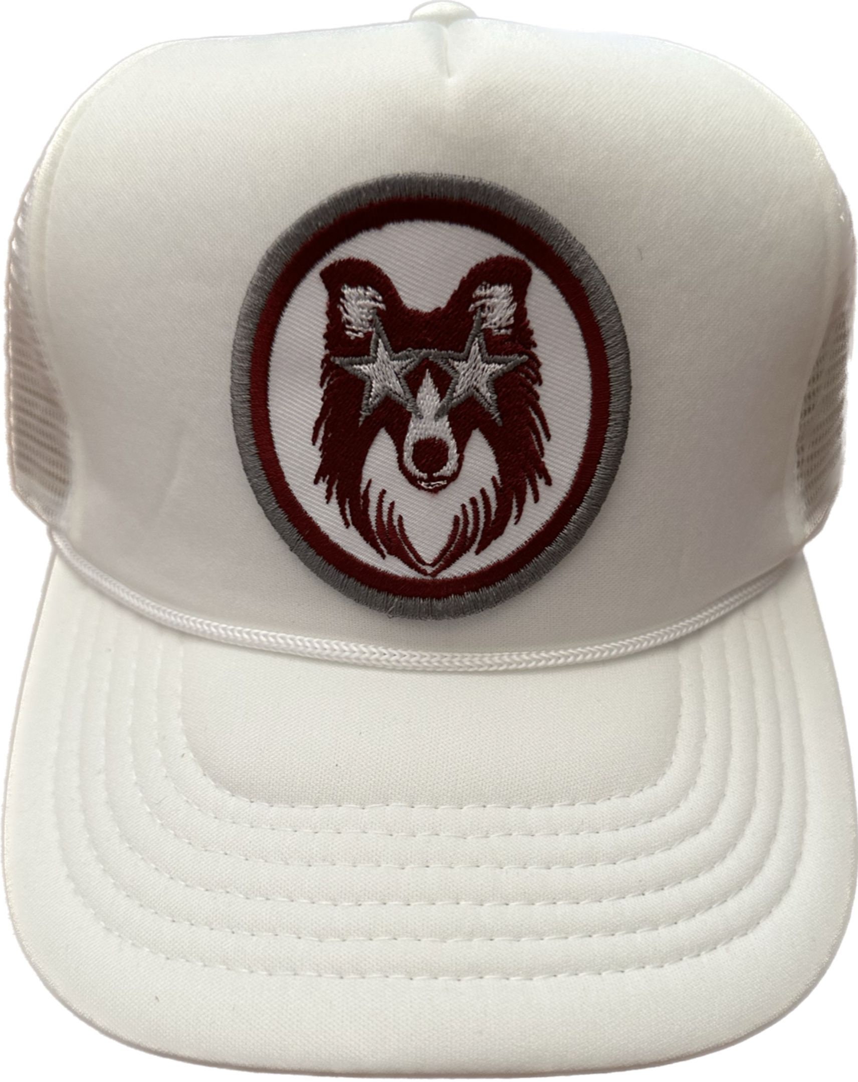 Custom Maroon and White Preppy Game Day A&M Shetland Sheep Dog Star ...