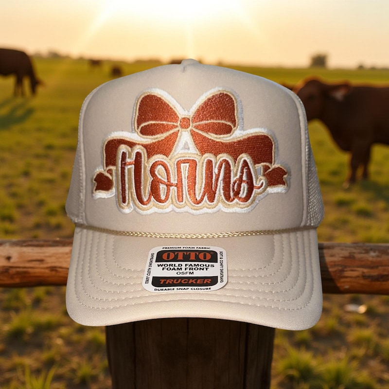 Big Bows on Trucker Hats - Etsy