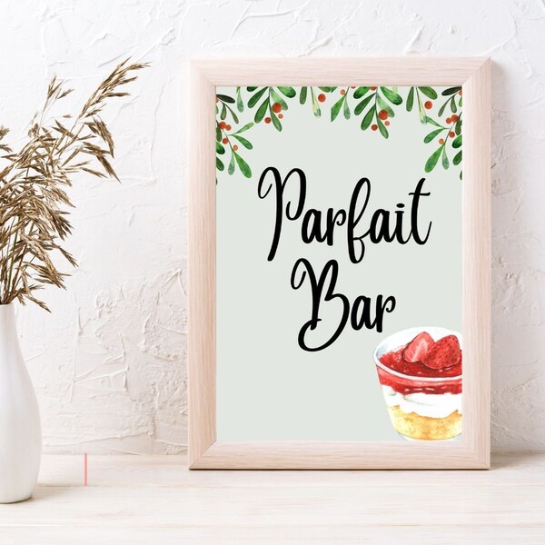 Parfait Bar Sign - Etsy