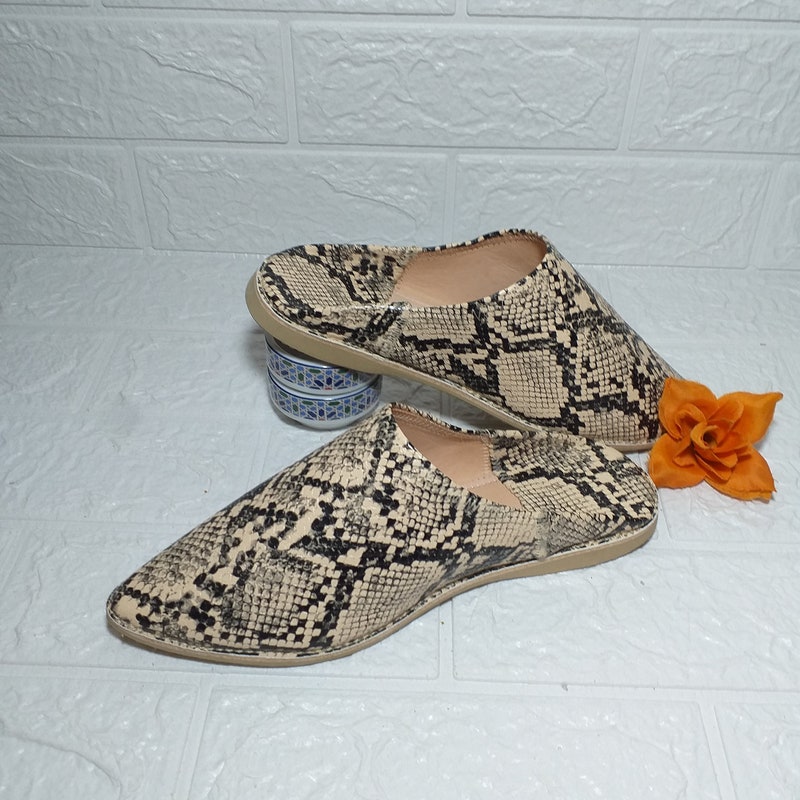 Snakeskin Mules - Etsy