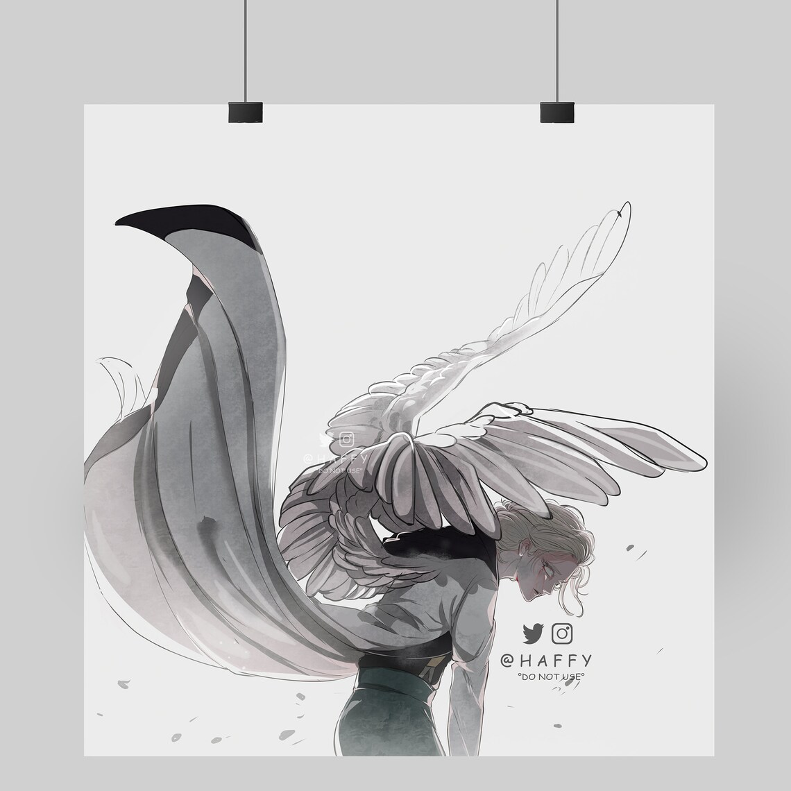 Thirteenth Doctor Weeping Angel Illustration Doctor Who Art Print Jodie ...