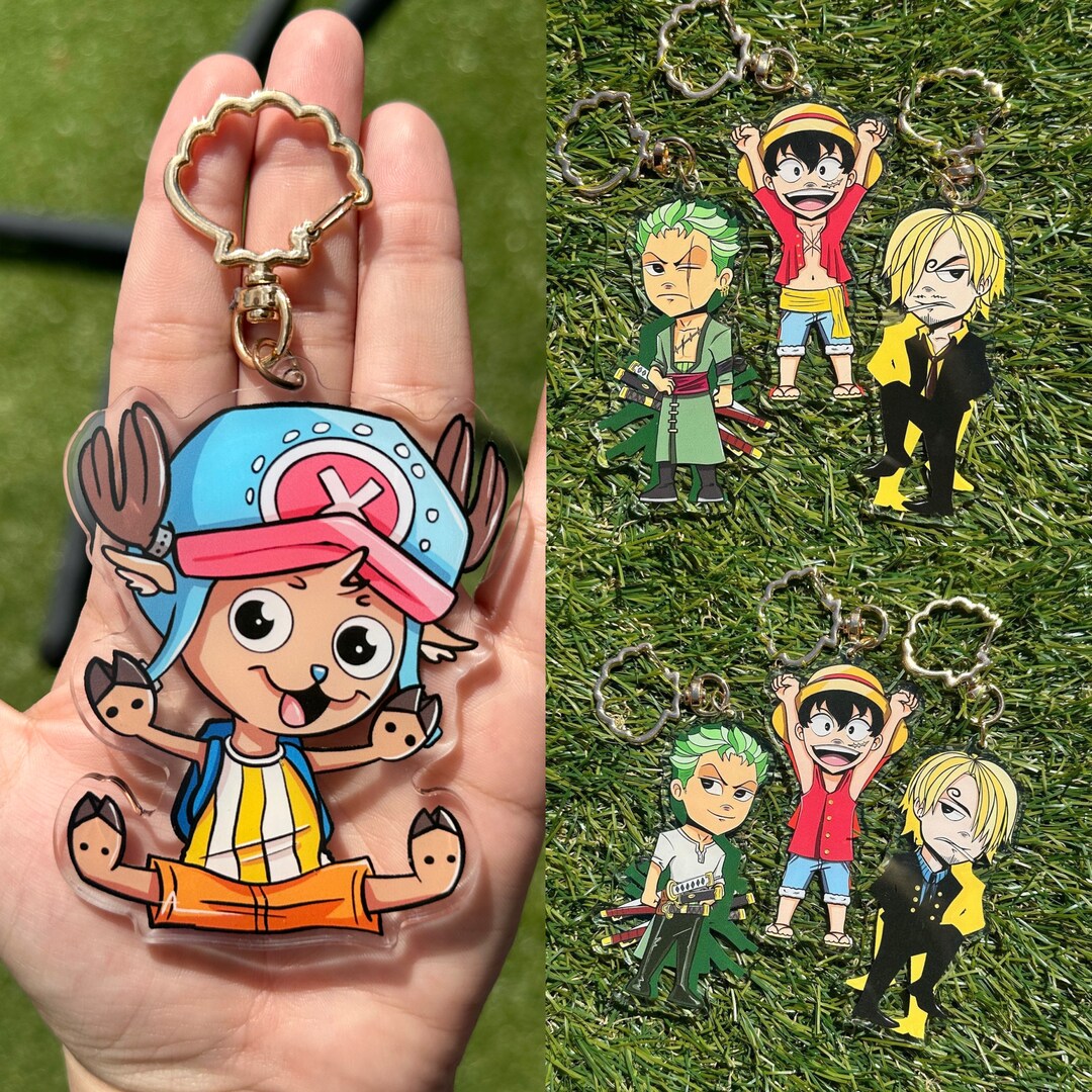 Strawhat Keychains - Neujoonftzeluvy - Etsy