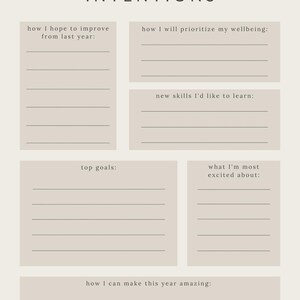 Printable Year in Review | 2023 Reflections | 2024 Intentions ...