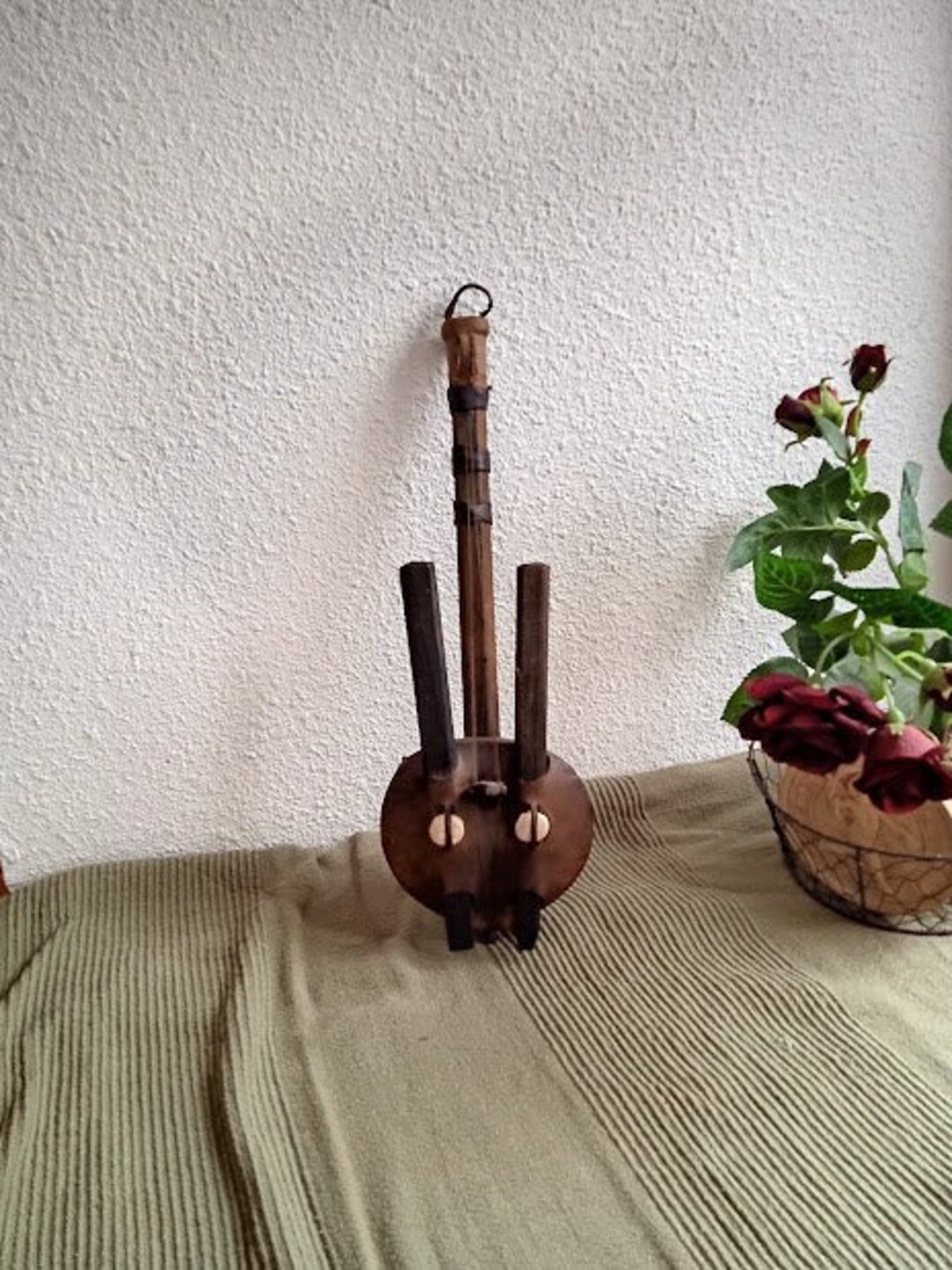 Kora African Calabash Senegal Artisanal Handmade 1980 Instrument Music ...