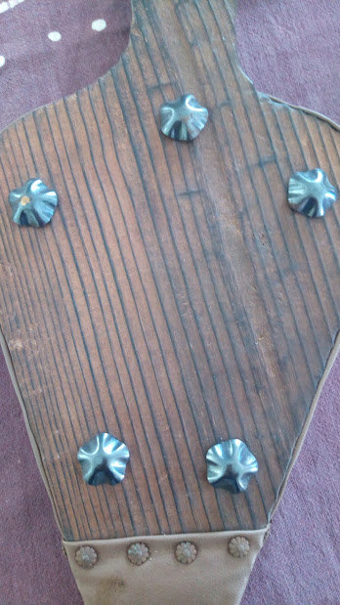 Bellows Brazier Vintage 1980 France Wood Leather Artisanal - Etsy