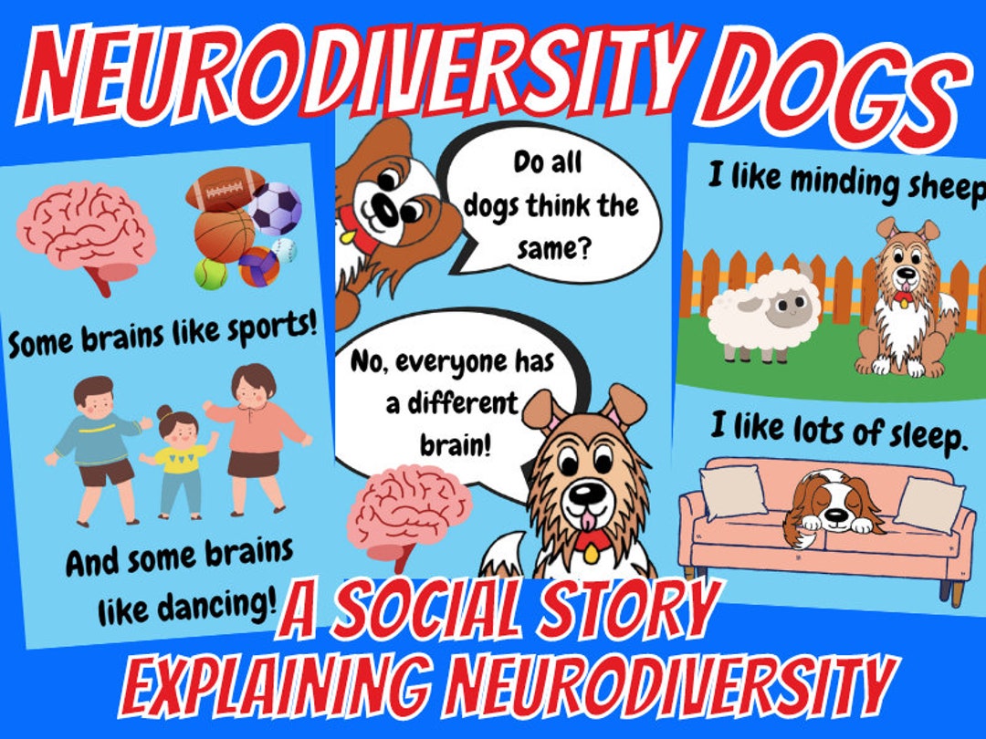 Neurodiversity Dogs Social Story/ebook. SEL, Autism, Speech Therapy. - Etsy