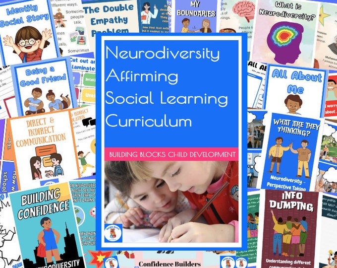 Neurodiversity-affirming Social Learning Curriculum Book. SPED, SEL ...