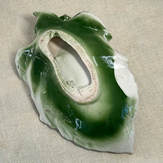 Large Vintage Italian Capodimonte Floral Rose Trinket… - Gem