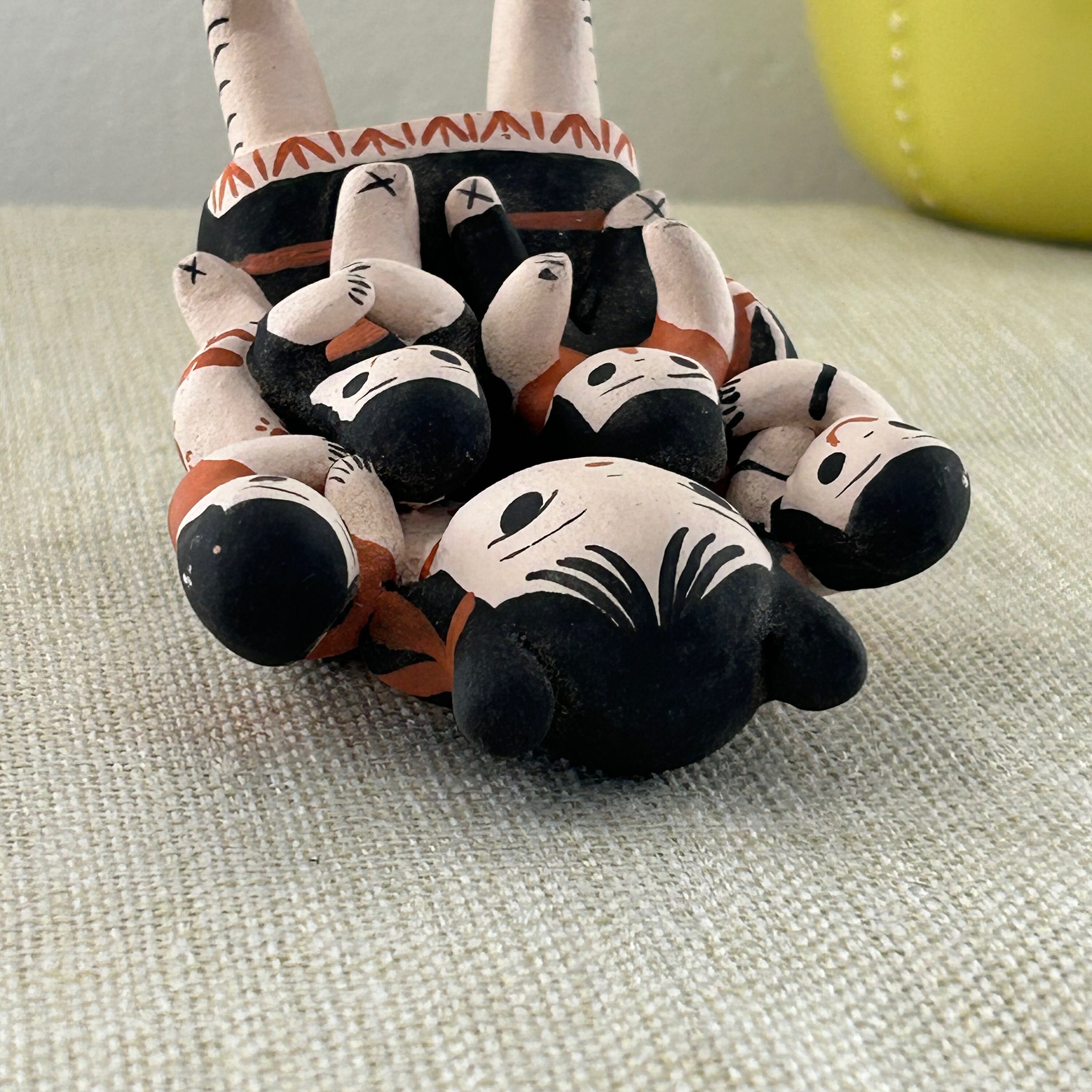 Pueblo Cochiti Storyteller Doll With Hopi Buns by New Mexico Artist ...