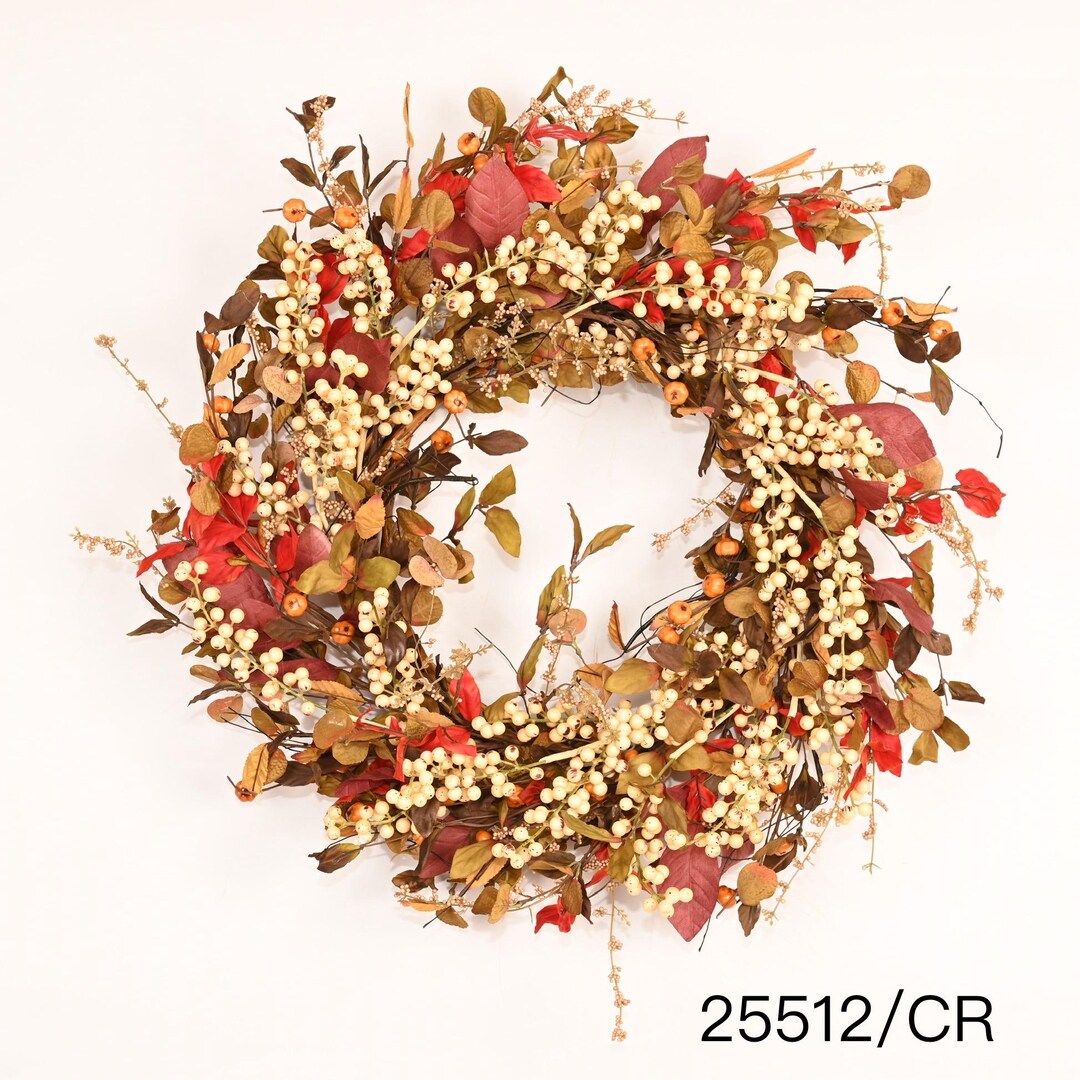 Fall Pip Berry Wreath: Eucalyptus & Dry Branch Wedding Decor - Etsy