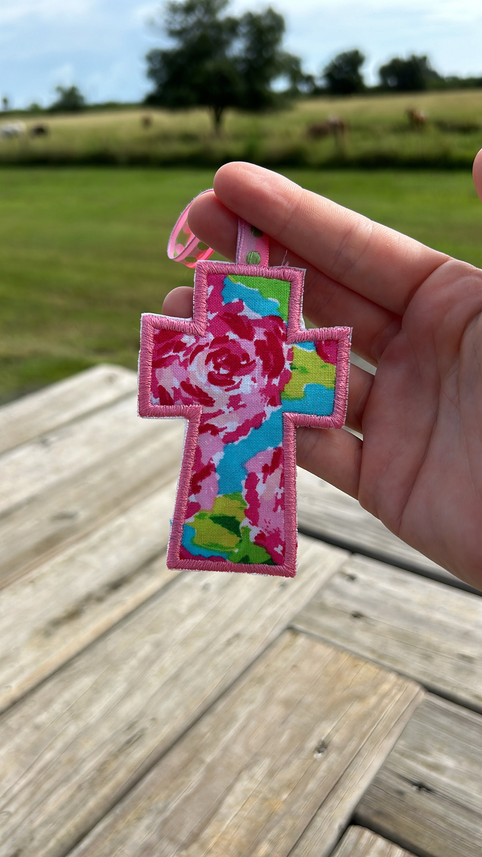 Embroidered Cross Bookmark: Preppy Christian Gift, Mystery Pack - Etsy