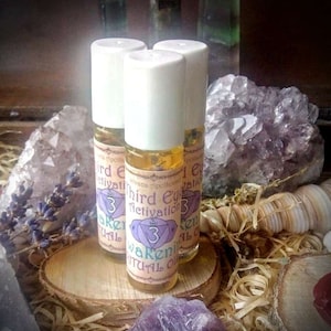 Third Eye Activation Awakening Roll on Ritual Oil Third Chakra Balance ...
