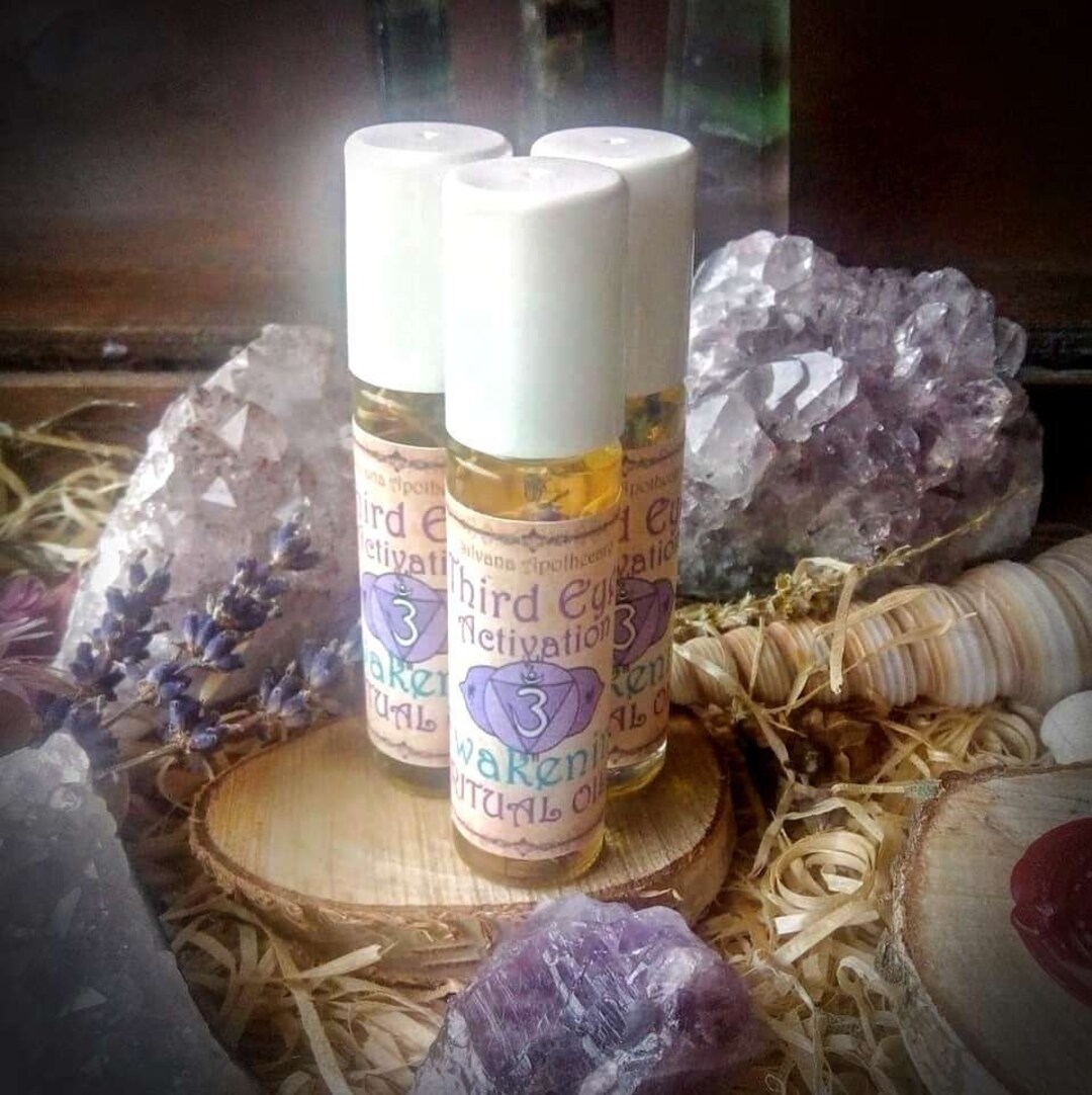Third Eye Activation Awakening Roll on Ritual Oil Third Chakra Balance ...