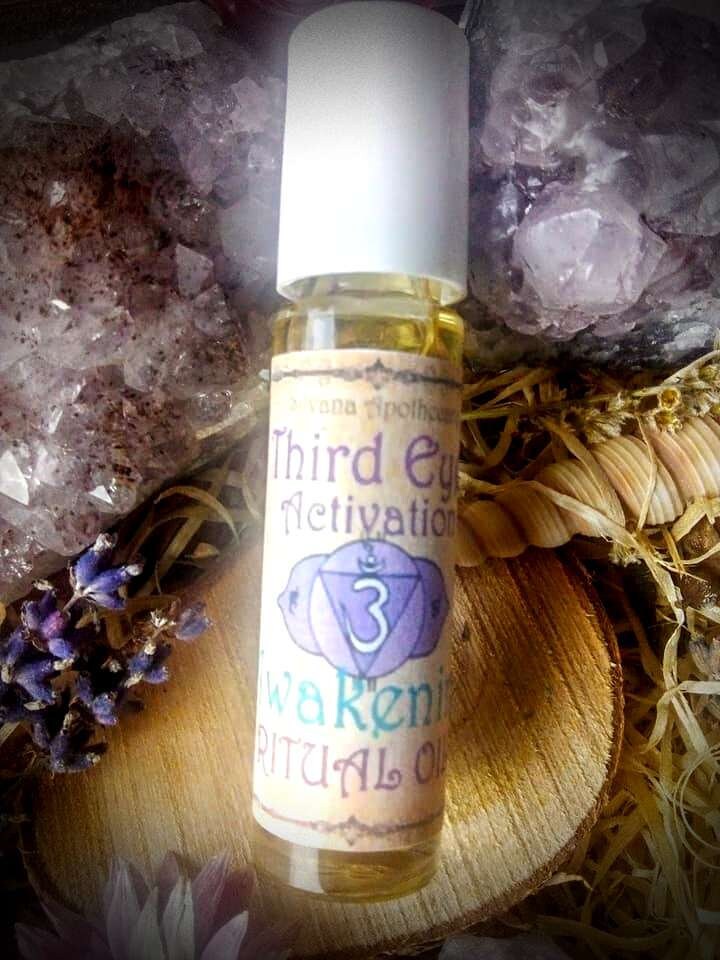 Third Eye Activation Awakening Roll on Ritual Oil Third - Etsy Denmark