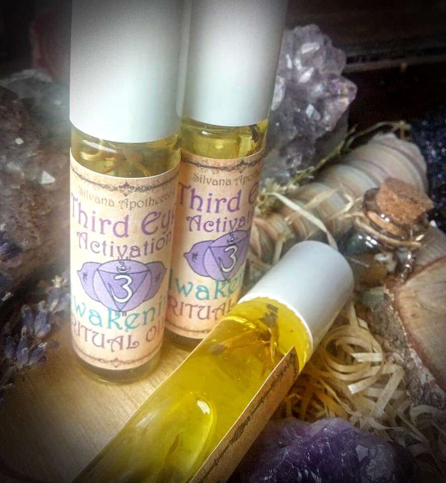 Third Eye Activation Awakening Roll on Ritual Oil Third - Etsy Denmark