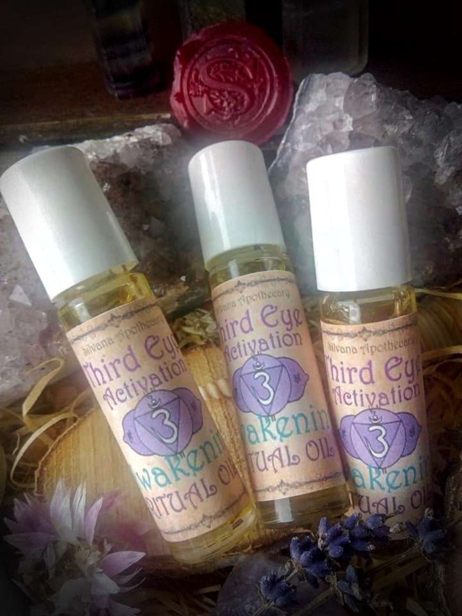 Third Eye Activation Awakening Roll on Ritual Oil Third - Etsy Denmark