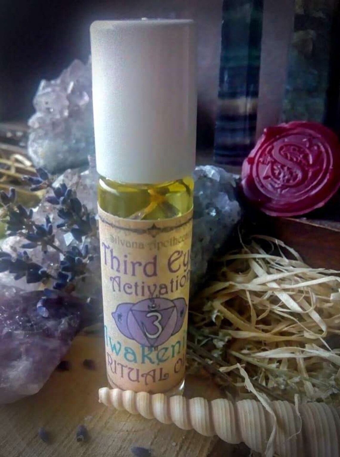 Third Eye Activation Awakening Roll on Ritual Oil Third - Etsy Denmark