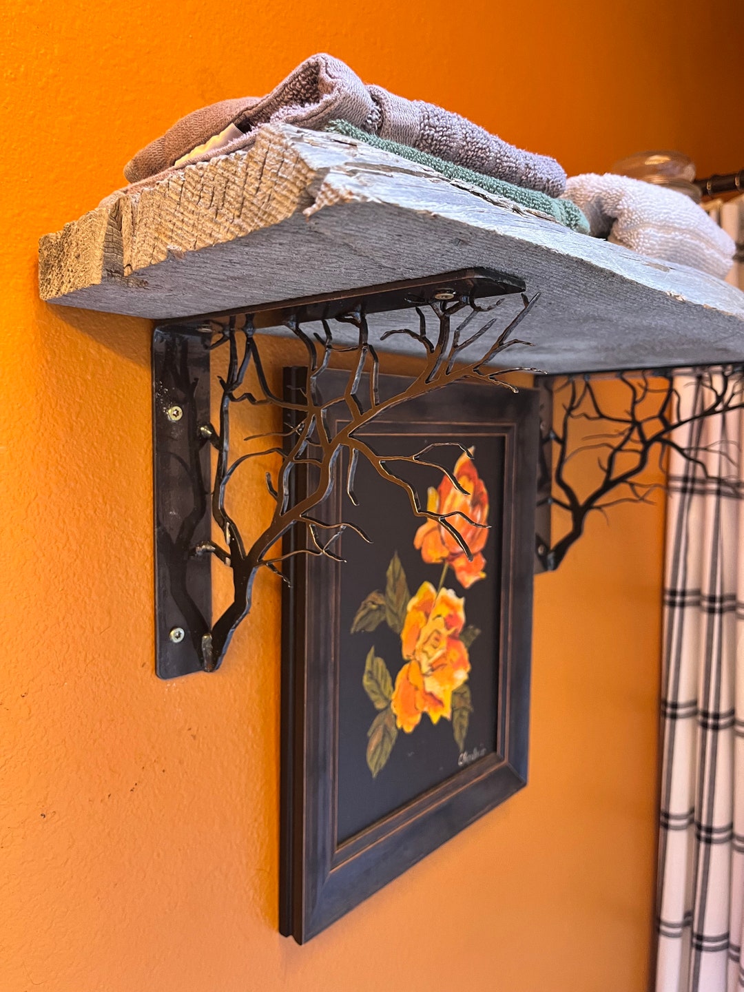 Tree Branch Shelf Bracket Set 2 - Etsy