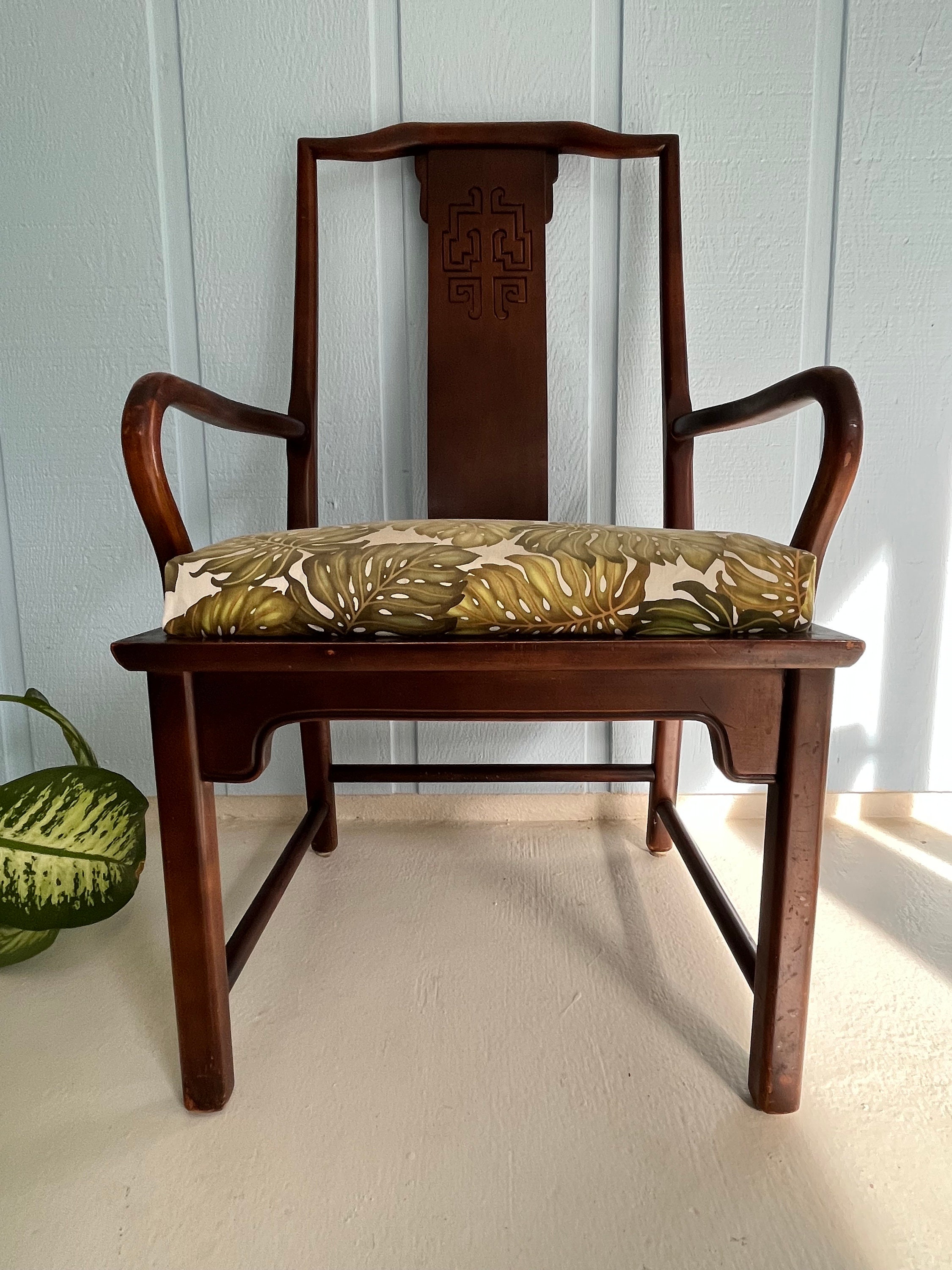 Century Furniture Asian Armchair-vintage Oriental Desk Chair ...