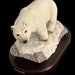 Smiling Polar Bear Statue-walking on Ice Bear Figurine-alaska Wild Life ...