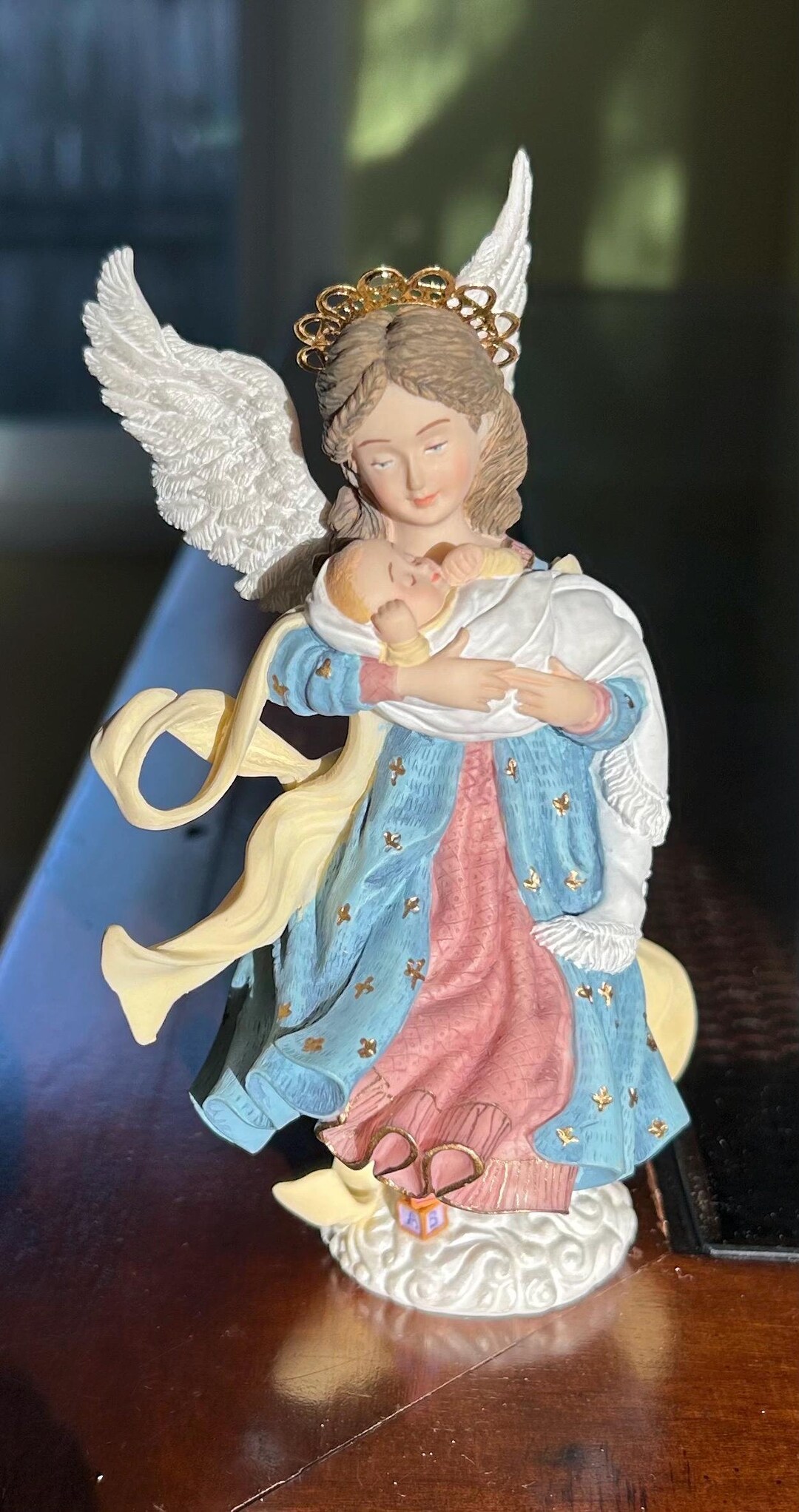 Angel Beside Me Figurine-rachel Guardian of New Babies-angel Holding ...