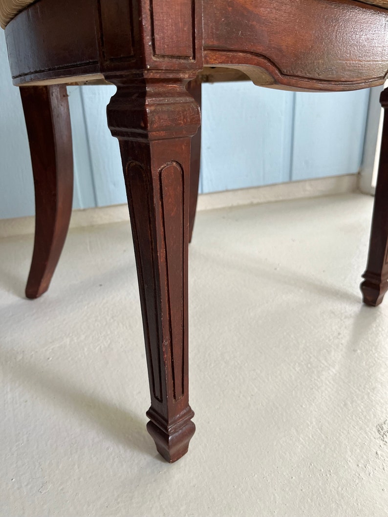 Rare Find Brand Basic Witz Cane Back Chair-antique Dining Chair-danish ...