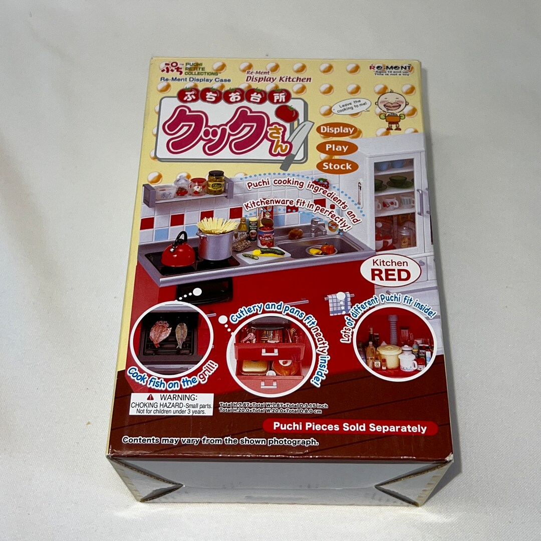 Re-ment Miniature Kitchen Display, Kitchen Appliances, Display Kitchen ...