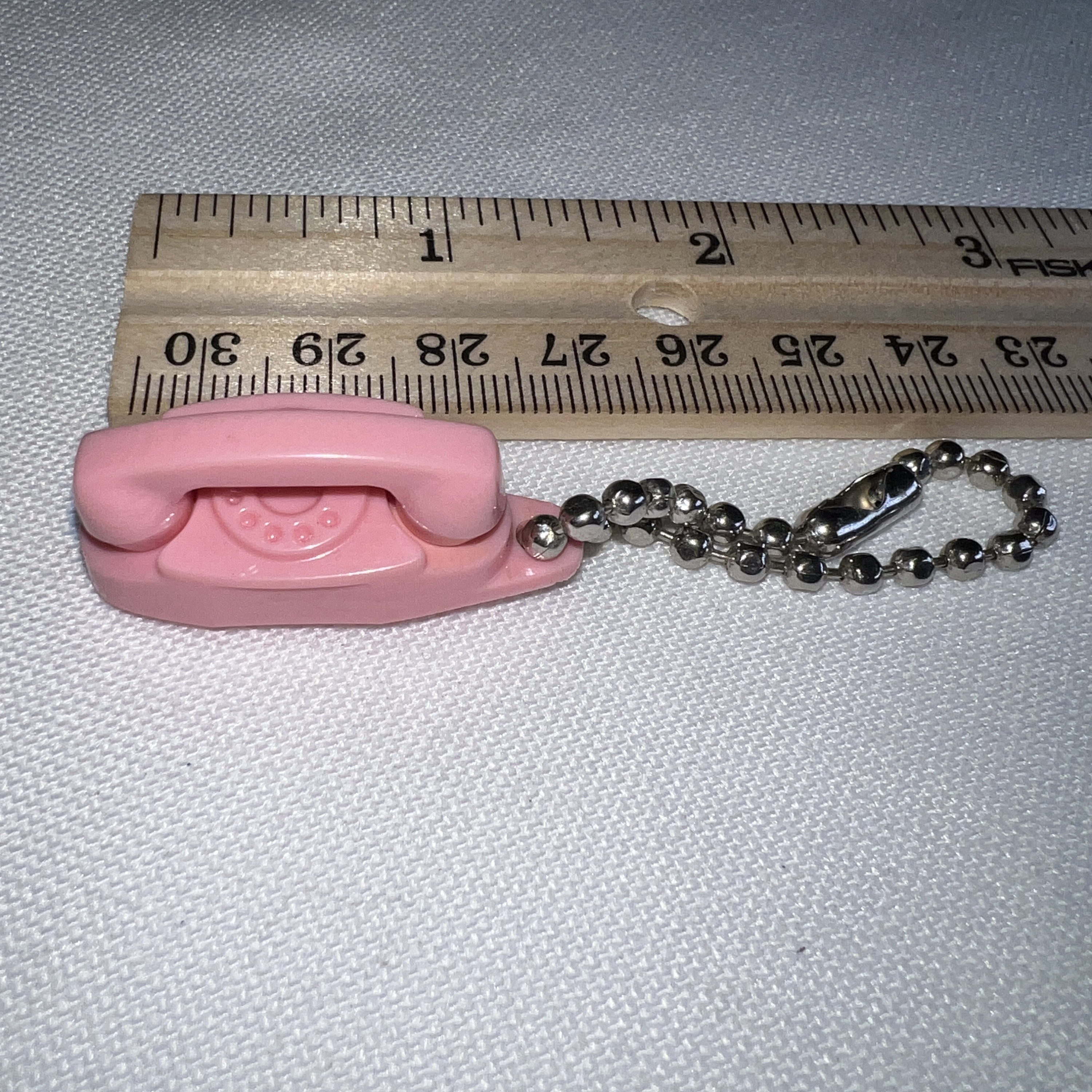 Vintage Princess Phone Keychain, Telephone Keychain, Retro Telephone ...