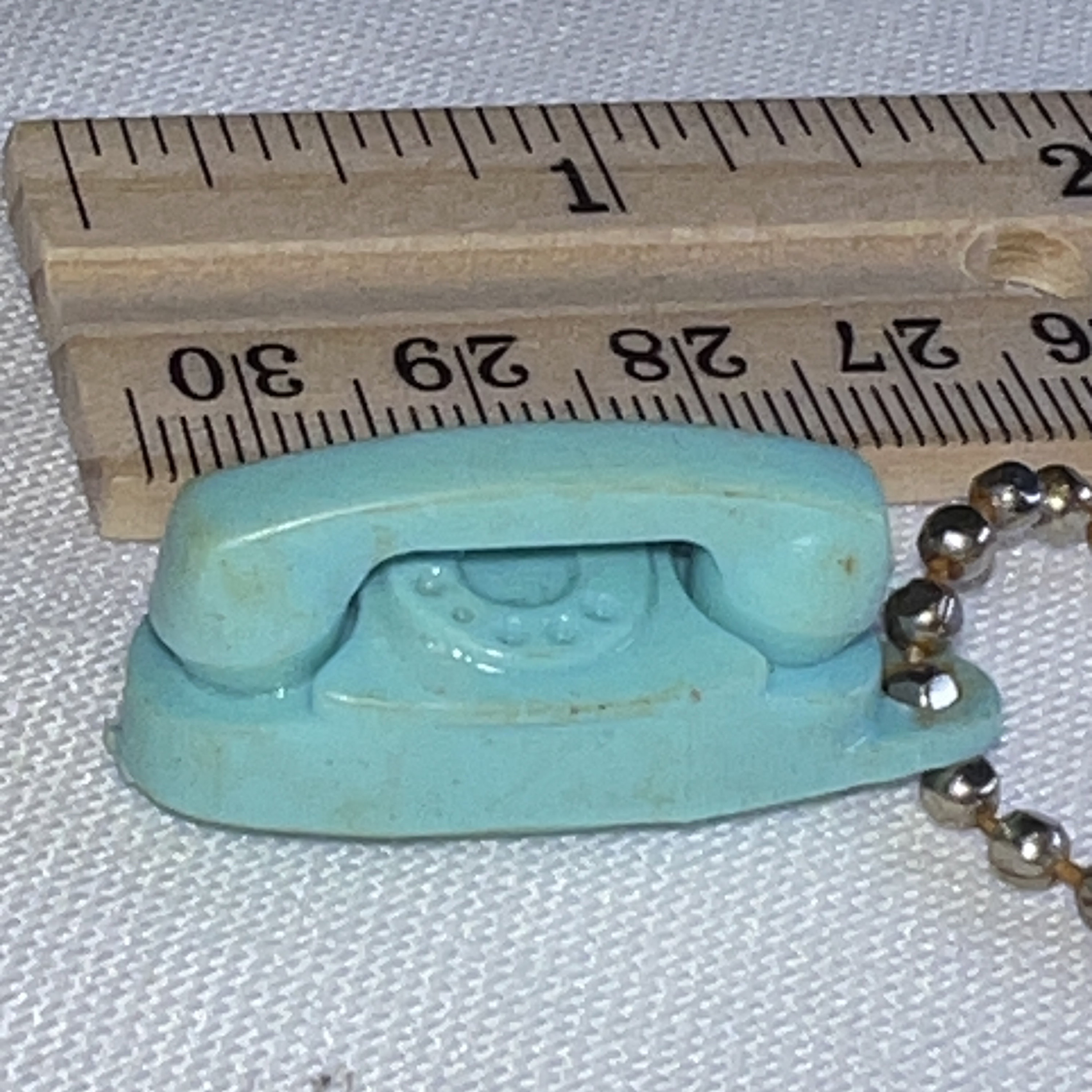 Vintage Princess Phone Keychain, Telephone Keychain, Retro Telephone ...