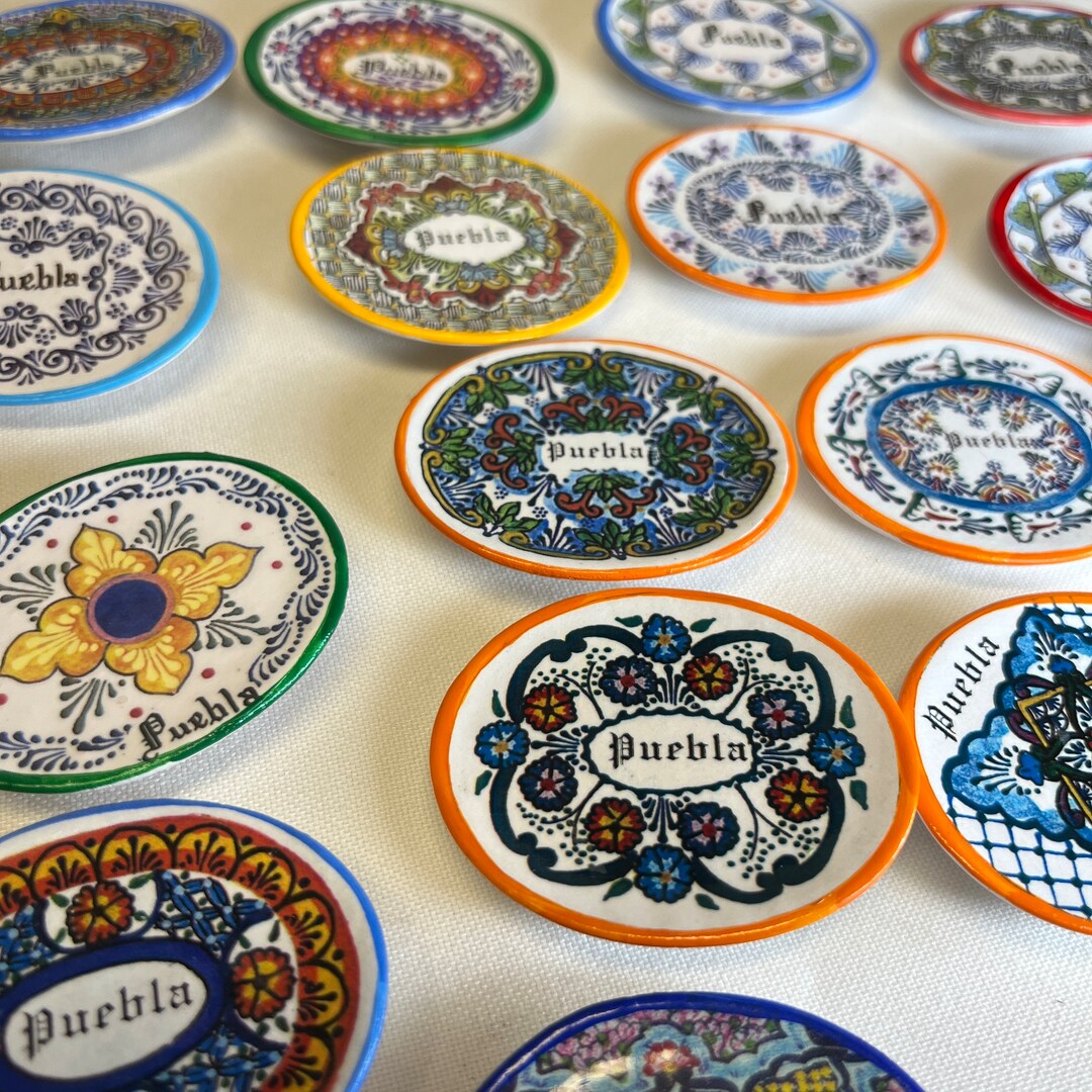 Vintage Mexican Art Magnet, Fridge Magnet, Decorative Plate Magnet ...