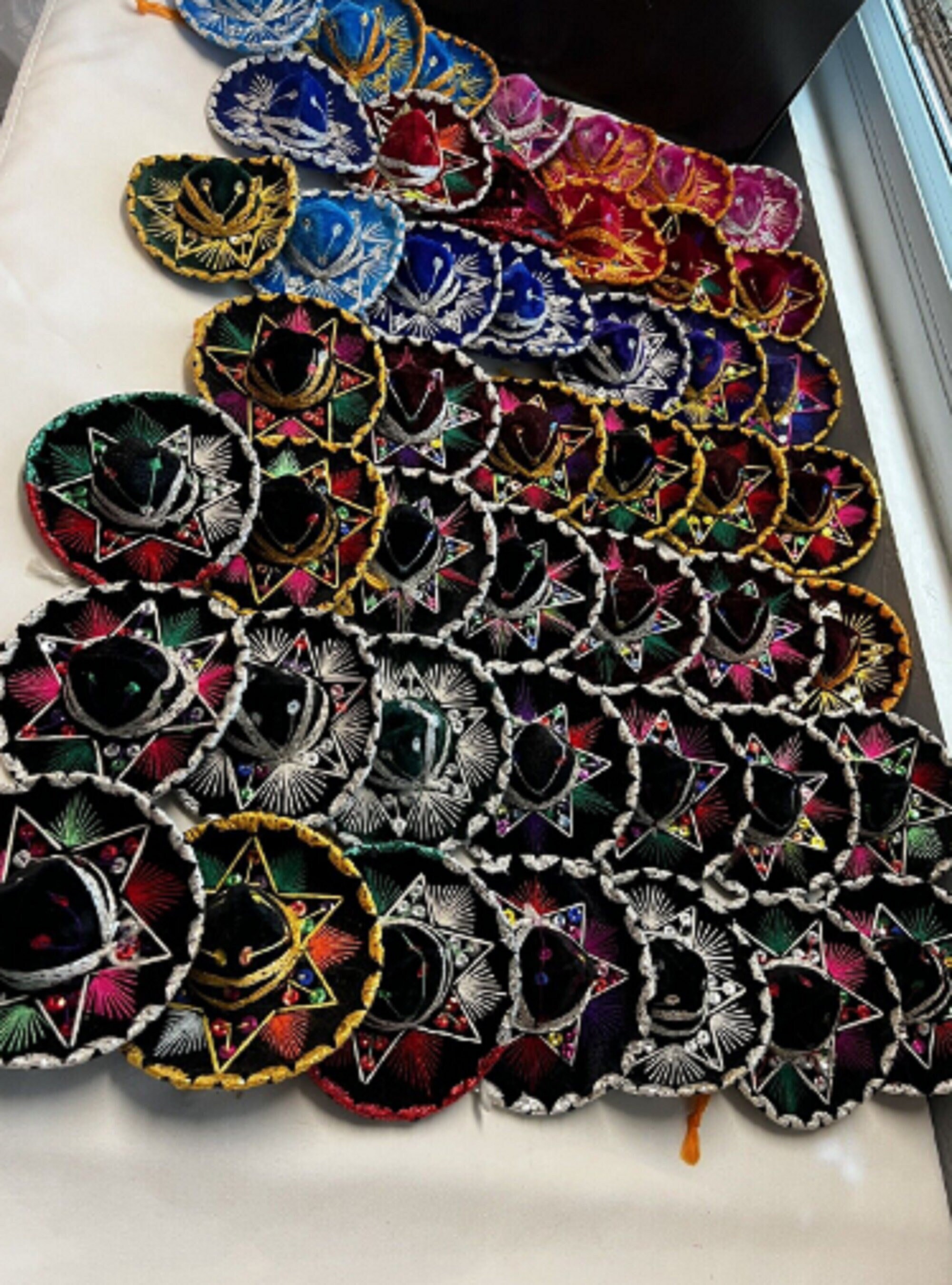 Mexican Mini Sombrero Charro Hat Party Favors Decorations Mariachi ...