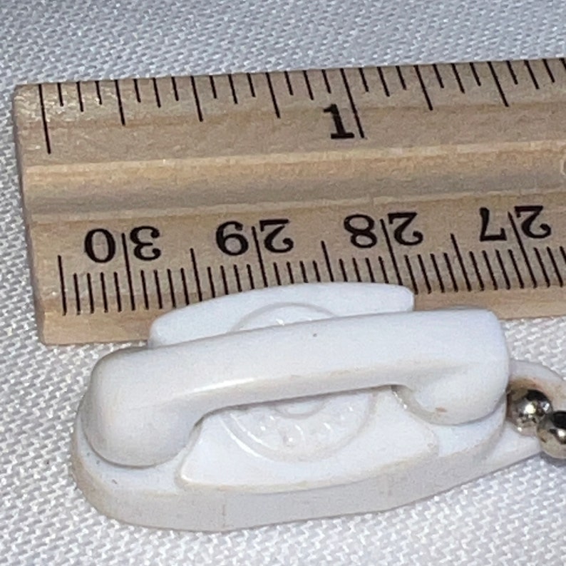 Vintage Princess Phone Keychain, Telephone Keychain, Retro Telephone ...
