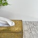 Engraved Solid Brass Tissue Box Cover Rectangular Solid Brass Tissue ...