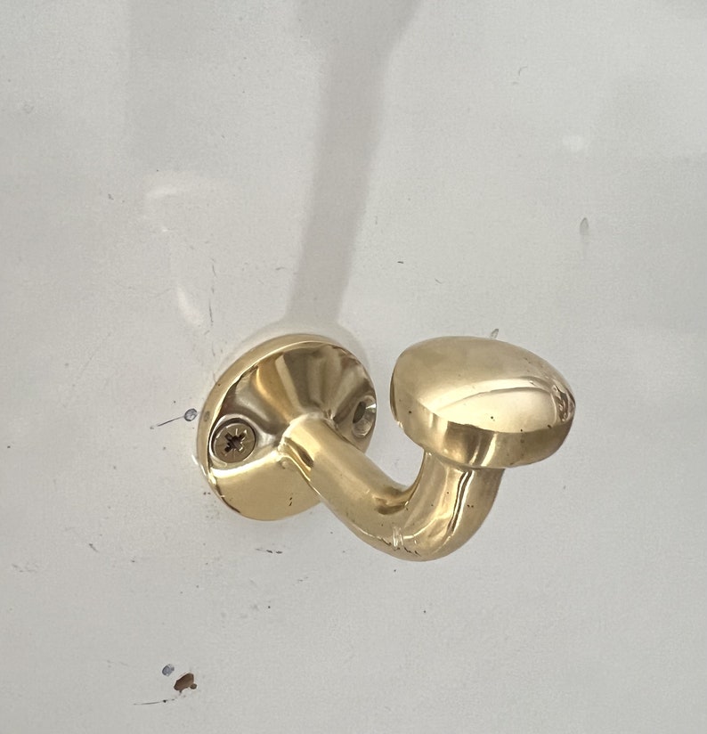 Moroccan Antique Brass Hooks,moroccan Handmade Solid Brass Hooks, Unlacquered Brass Hook With ...