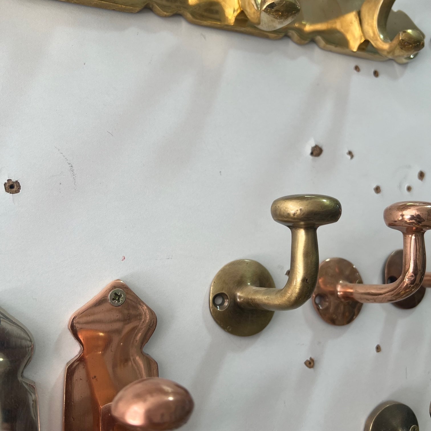 Moroccan Brass Hooks for Wall, Unlacquered Brass Hook With Vintage ...