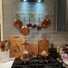 Handmade Vintage Brass Pot Rack Unlacquered Antique Style Rustic Gold ...